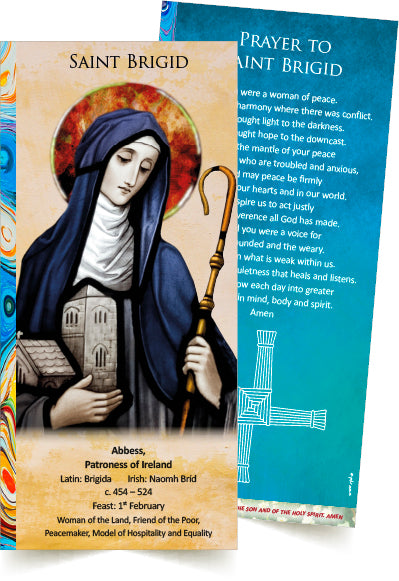ST. BRIGID'S DL Prayer Card – RPD Limited